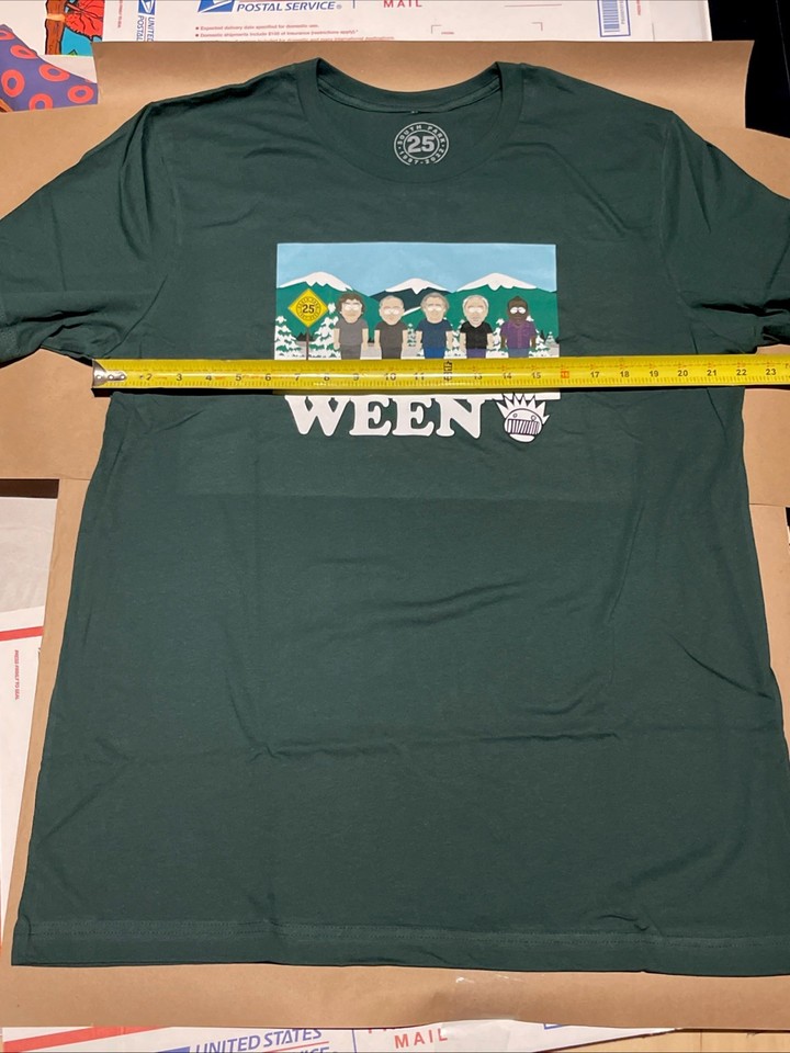 Official WEEN shirt XL South Park 25th Anniv Concert Red Rocks not ...
