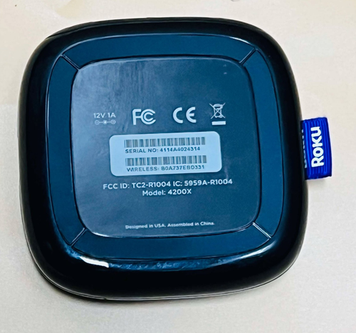 Roku 3 (3rd Generation) Media Streamer 4200X - Black for sale online | eBay