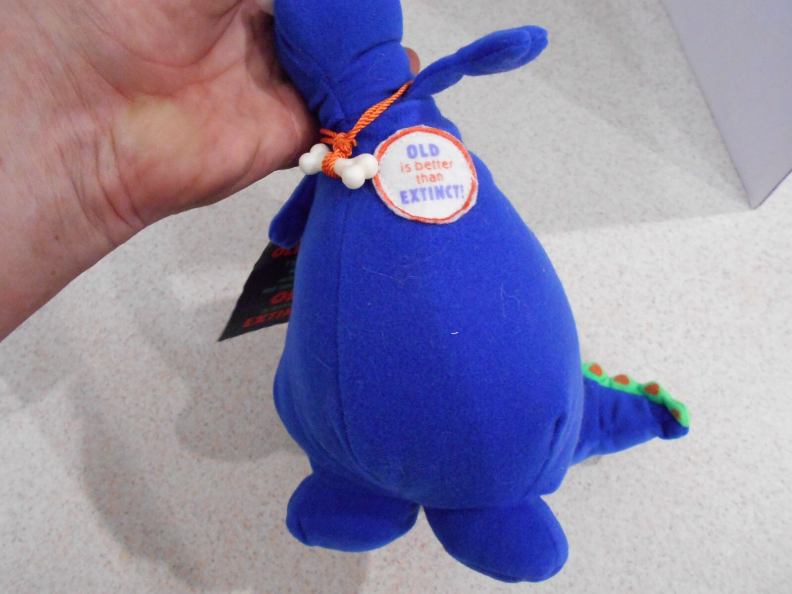 Vintage Hallmark Old Is Better Than Extinct Dinosaur Plush 1989 W Tag ...