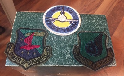 MILITARY PATCH LOT PACIFIC AIR FORCES KC 10 REAGITE UT DEFENDANTS USAF ...