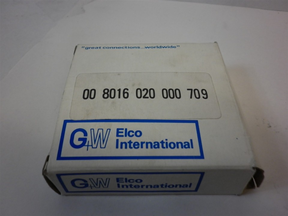G+W Elco 00-8016-020-000-709 (Rack and Panel Connector?) New Sealed | eBay