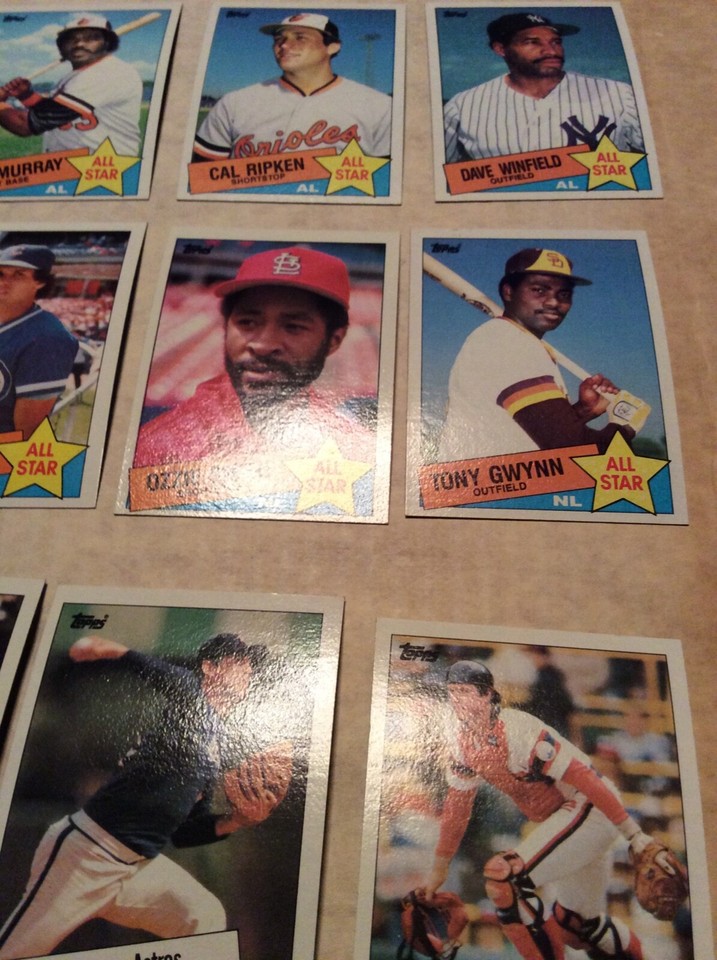 1985 Topps Baseball Cards Rookies Stars Traded HOF U Pick 20 Complete ...