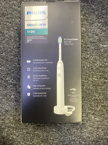 New Philips Sonicare 1100 Power Toothbrush C1 Simply Clean Brush Head ...