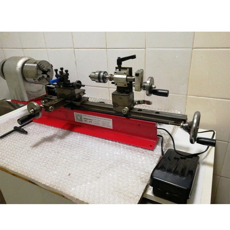 Mini Mini Desktop Lathe/DIY Household Instrument Lathe/Metal/Watch ...