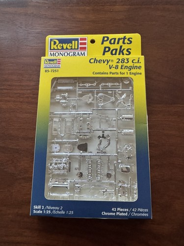 Revell Monogram Chevy 283 C. I. V 8 Engine And Tranny Parts Kit | eBay