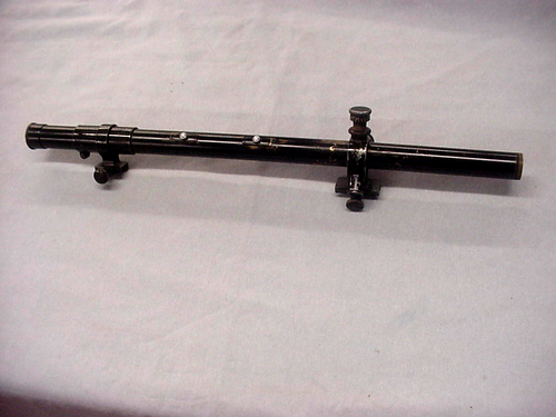 Antique brass Rifle Scope w Rings 3/4" Tube Wollensak Mossberg ...