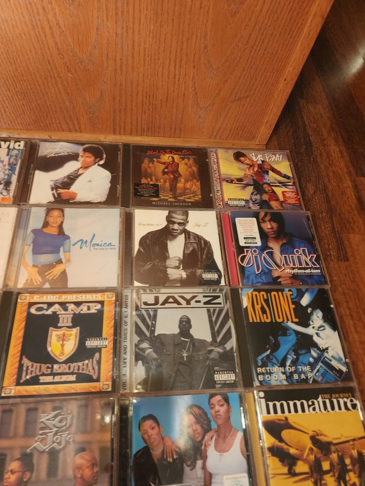 Huge Lot of 70s CDs Rap Hip-hop R&B 1990s 2000s 👑 Ice Cube TLC Toni ...