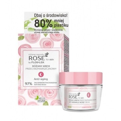 FLOSLEK ROSE FOR SKIN® ANTI-WRINKLE ROSE NIGHT CREAM | eBay