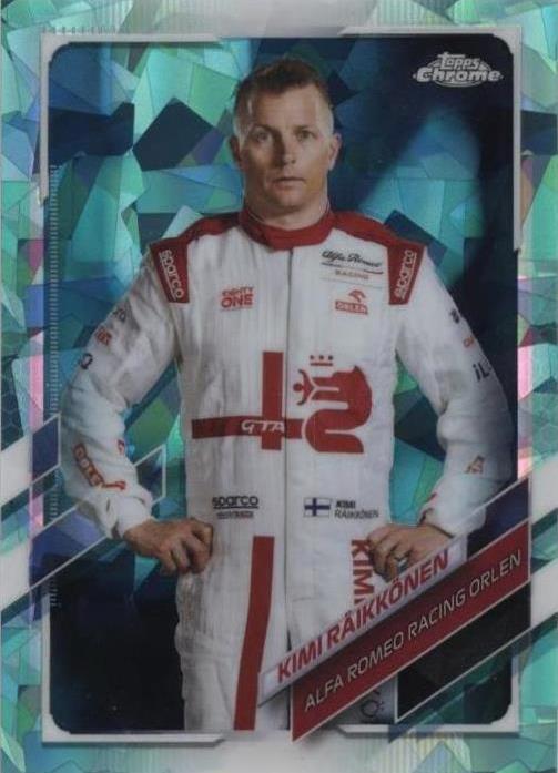 2021 Topps Chrome Sapphire Edition Formula 1 - F1 Racers Kimi Raikkonen ...