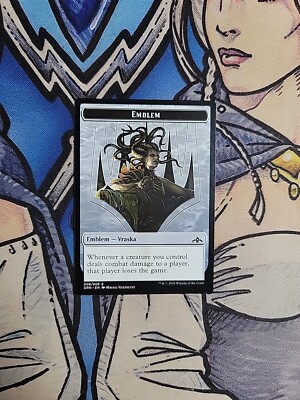 1x Vraska Emblem - NM GRN MTG Magic the Gathering | eBay