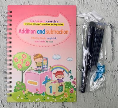 Practice Copybooks for Kids Math Addition Subtraction Reusable ...