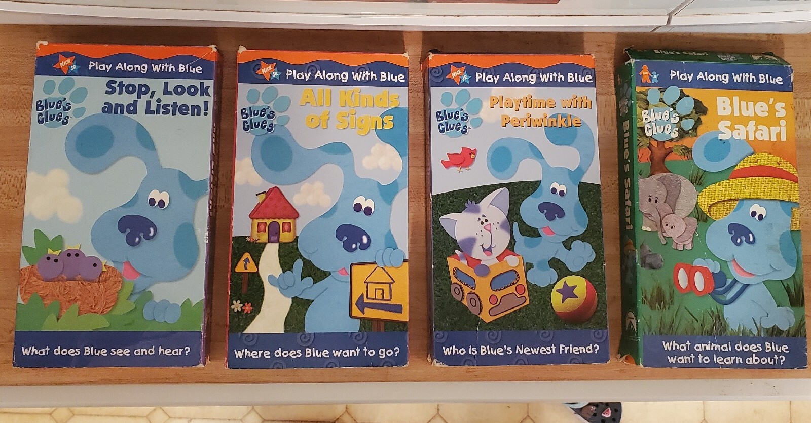 Vintage Blue's Clues VHS lot of 4 With STEVE | eBay