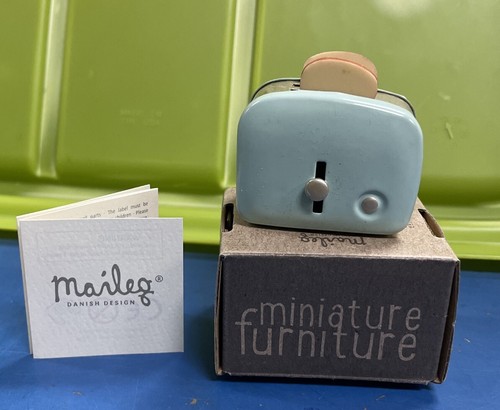 Maileg Miniature toaster & bread - Mint | eBay