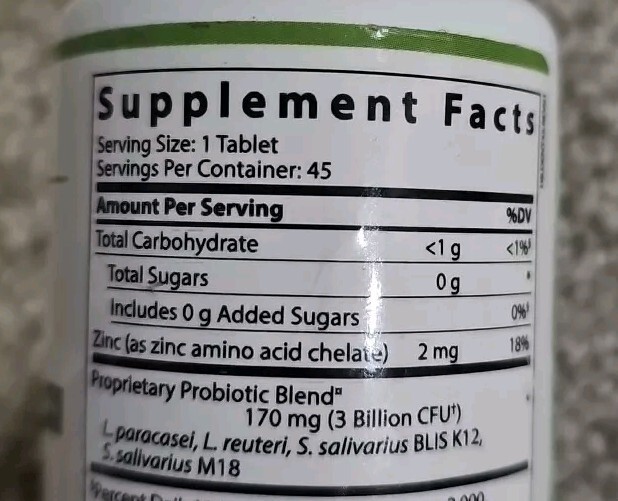 Pro Dental Probiotic with BLIS K12 and M18 | Premium Vegan Probiotic ...