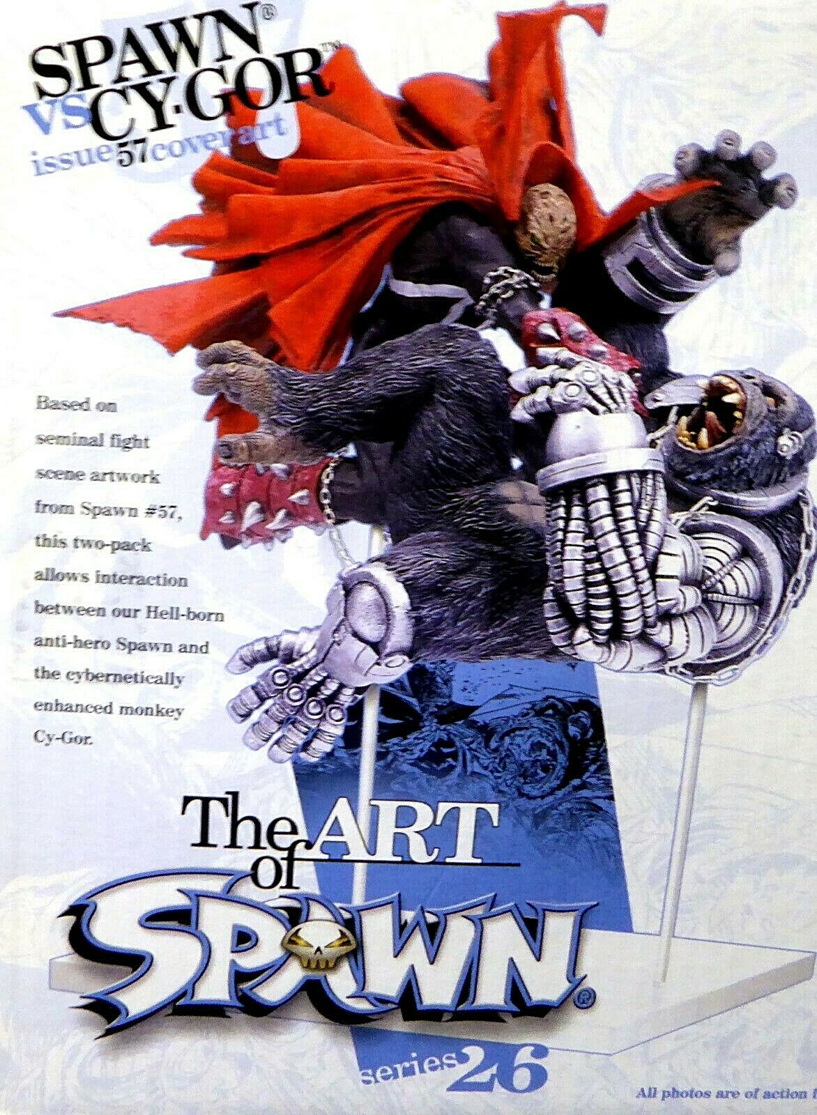 Spawn VS Cy-gor Cygor Deluxe Boxed Set Series 26 New 2004 McFarlane ...