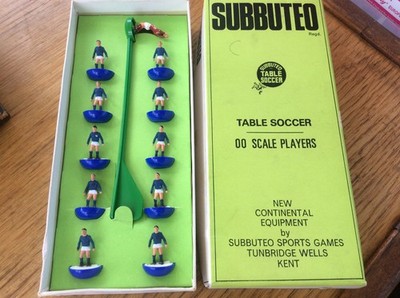 Subbuteo HW Team - Generic Blue - Original Reference 2 Label to Box ...