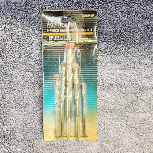 Cal-Hawk 5pc Masonry Drill Bit Set. New In Package. | eBay