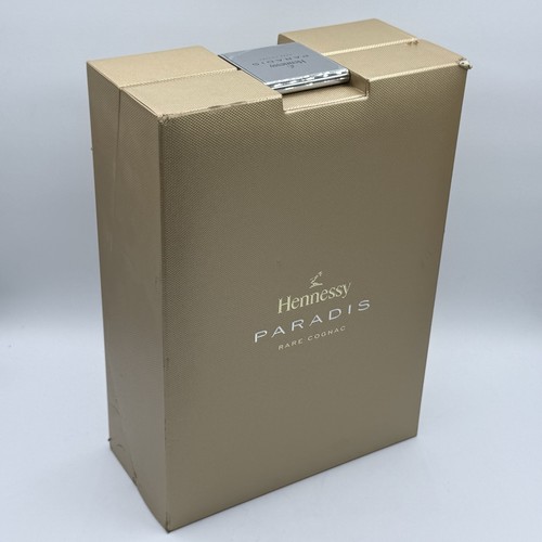 Hennessy Paradis Rare Cognac Empty Box Golden Packaging Slight Damage ...
