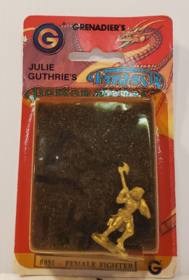 Grenadier Mini Julie Guthrie Fantasy Personalities 831 FEMALE FIGHTER ...