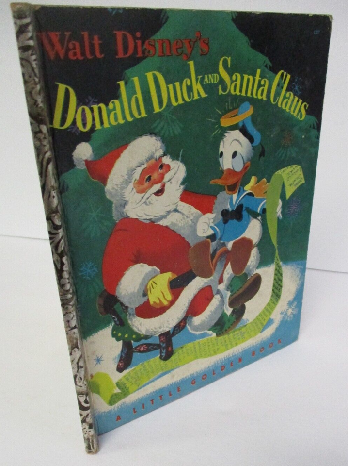 Walt Disney's DONALD DUCK & SANTA CLAUS, Little Golden Book #D27, 1st ...