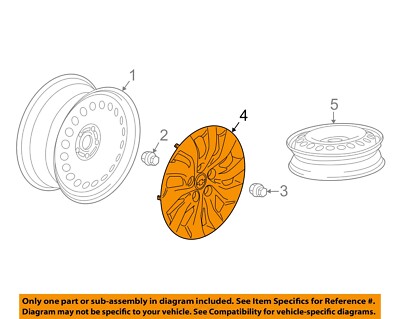 GM OEM 16-19 Malibu Wheels Wheels-Wheel Cover 23198817 | eBay