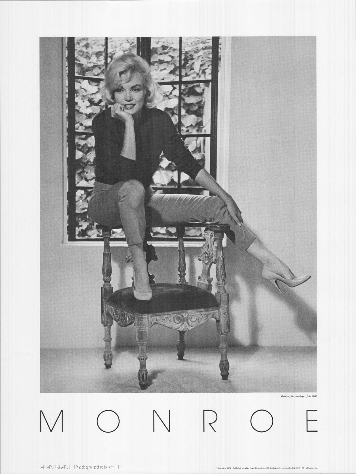 Rare Vintage Limited Edition Marilyn Monroe Poster By Allan Grant | eBay
