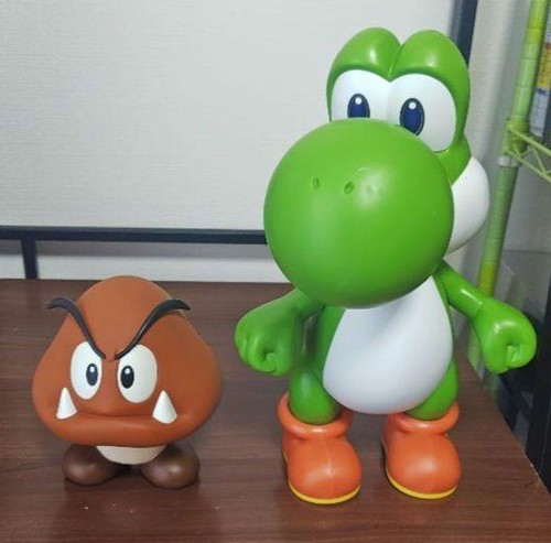 Super Mario Yoshi & Goomba Figures Lot - Big Action Figure ...