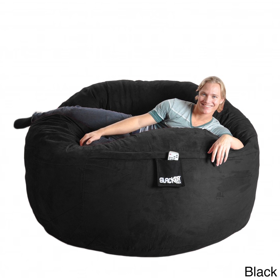 Slacker Sack Round 6-foot Microsuede and Foam Bean Bag | eBay