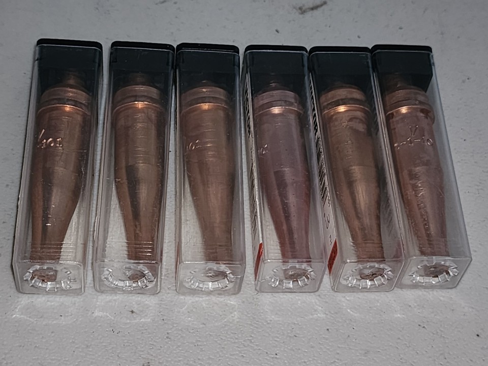 6x Victor G Series 3-1-101 Acetylene Cutting Torch Tip ST2600FC CA2460 ...