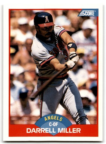 1989 Score Darrell Miller of California Angels #499 | eBay