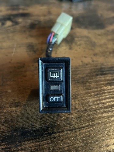 84 88 Toyota 4Runner SR5 Factory OEM Rear Window Defrost Dash Switch ...