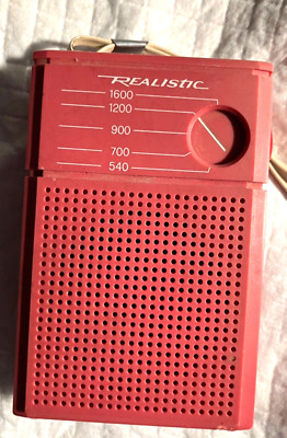 Vintage Realistic Radio Shack Portable AM Hand Held Radio 12-202 Works ...