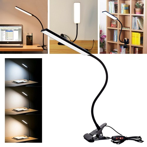 LED Desk Lamp For Study Dimmable Clamp-on Dimmable Desk Light Study ...