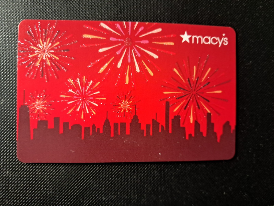 2 X NEWEST MACY'S DEPT. STORE 4th of JULYNEW YORK FIREWORKS GIFT CARDS ...