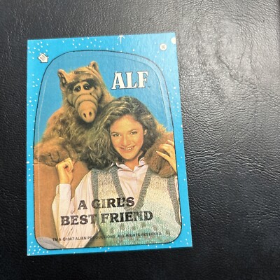 Jb100b Alf 1988 Topps Alien Productions #16 A Girls Best Friend Sticker ...
