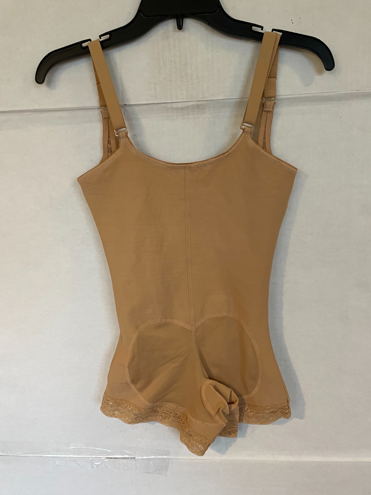 Leonisa PowerSlim Open Bust Boyshort Body Shaper 018678N S SMALL BEIGE ...