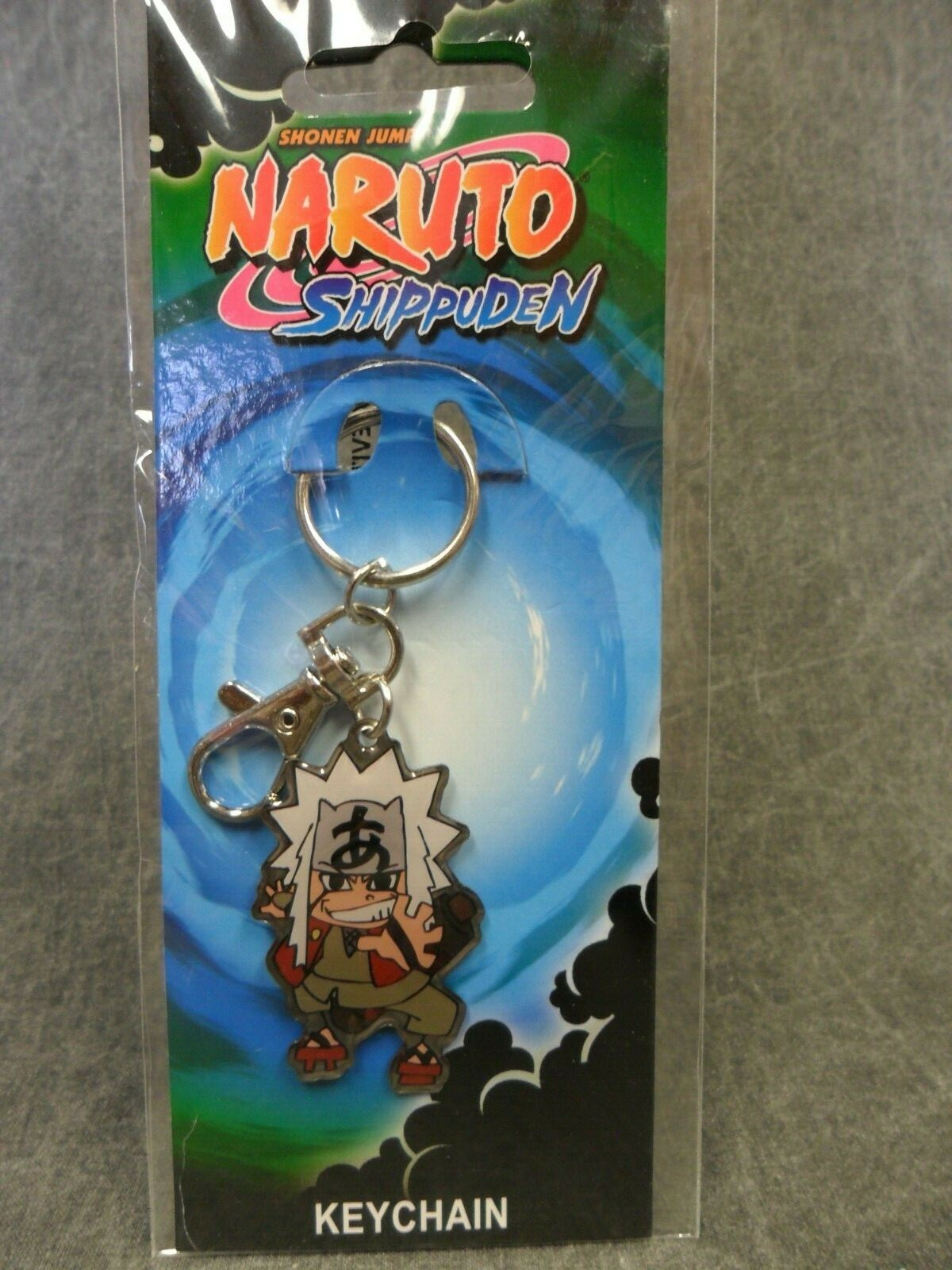 Naruto NEW * Jiraiya Metal Key Chain * Shippuden Keychain Licensed ...