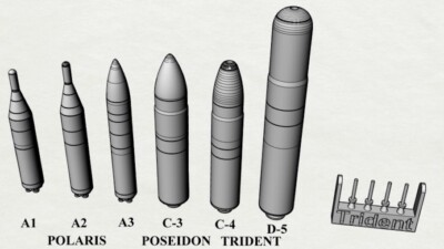 L'Arsenal Models 1/700 U.S. BALLISTIC MISSILE SET 3D Printed | eBay