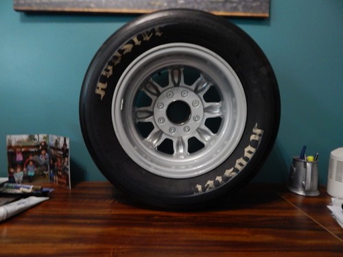 MG Midget, Sprite 13x5in Minilite Knockoff Wheels with Racing Slicks(4 ...