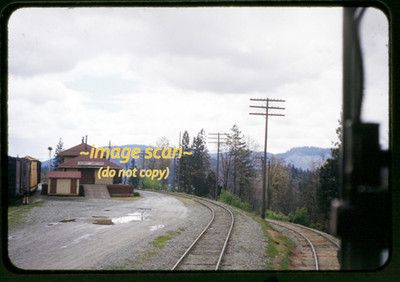 Quincy Railroad QRR Junction Depot California in 1951 Original Slide ...