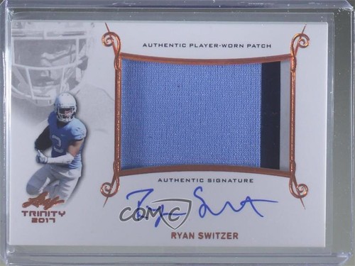2017 Leaf Trinity Bronze Spectrum Ryan Switzer #PA-RS1 RPA Rookie Patch ...