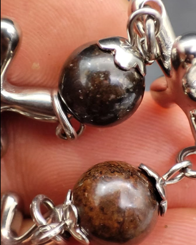 16g NWA Northwest Africa Meteorite Enstatite chondrite bracelet | eBay