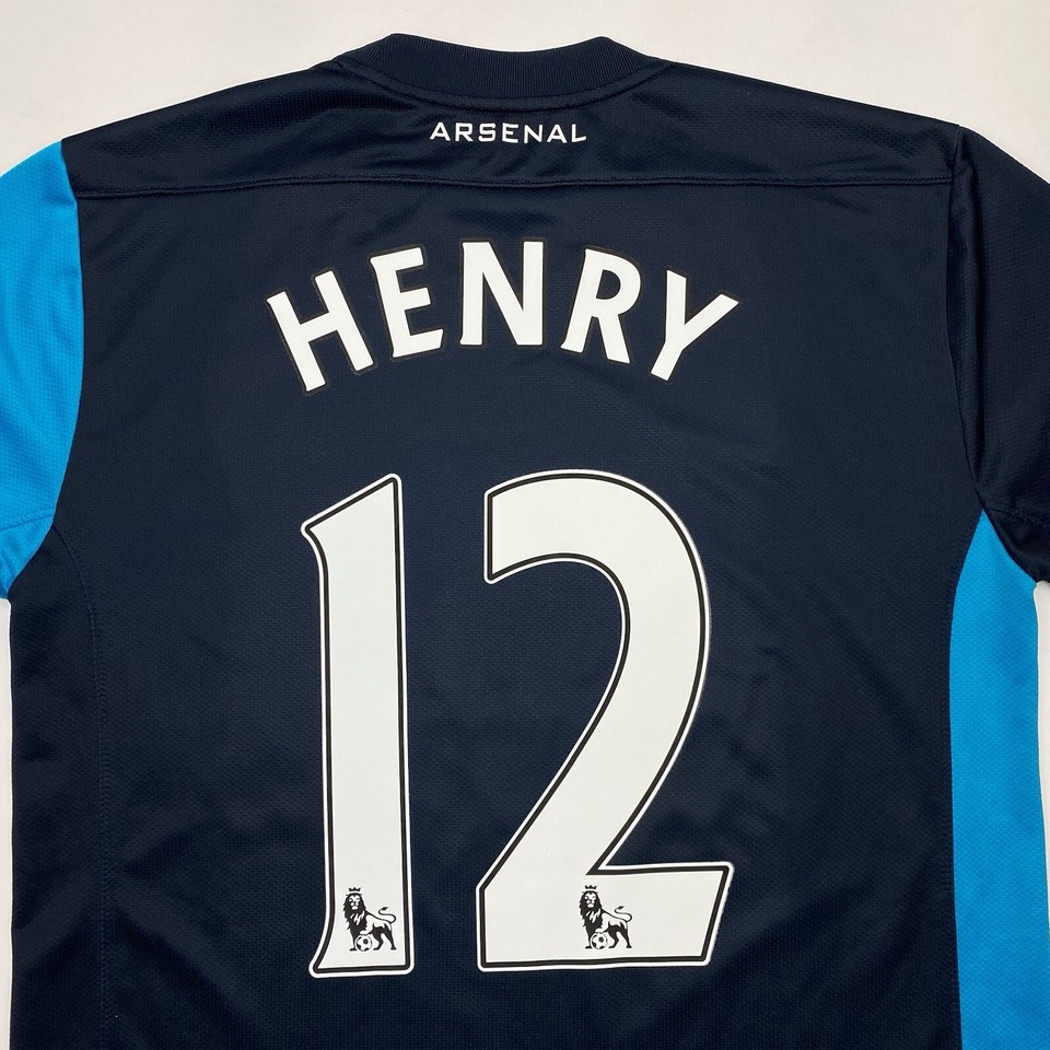 Henry #12 Arsenal 2011 2012 Away Football Shirt Soccer Jersey Nike ...