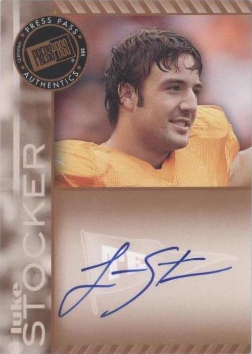 2011 Press Pass - Signings Luke Stocker #PPS-LS Bronze (AU, RC) for ...