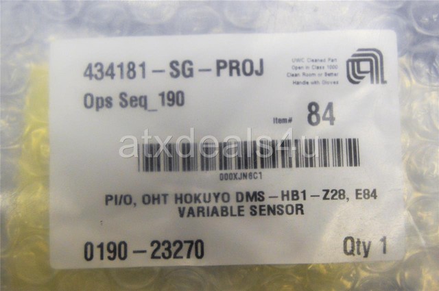 18894 Applied Materials OHT HOKUYO Dms-hb1-z28 E84 Var SNSR 5m Parts ...