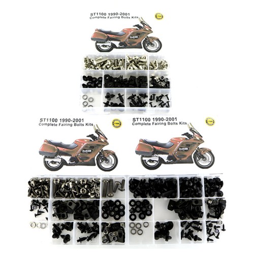 Motorcycle Complete Fairing Bolts Kit Screws Fit For 90-02 HONDA ST1100 ...