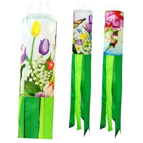 Spring Windsock - Unique Design Wind Sock - 2pcs Set for Adventurous ...