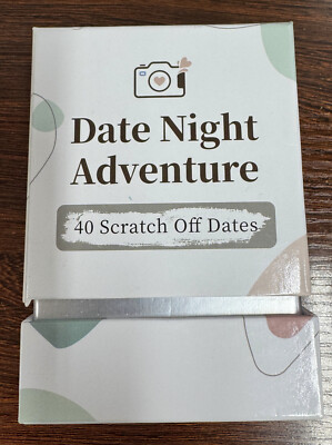 "Date Night Adventure" - 40 Date Ideas Card Games for Couples Date Deck ...