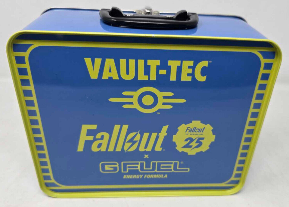 G Fuel Fallout 25th Anniversary Nuka Cola Quantum Collector's Lunch Box ...