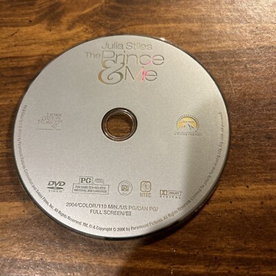 The Prince and Me DVD 2004 Luke Mably, Julia Stiles Miranda Richardson ...